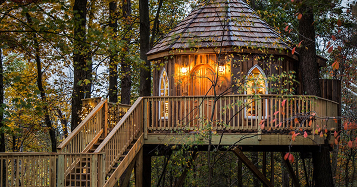 Ohio Treehouse Cabins Make For a Peaceful Getaway in Amish Country