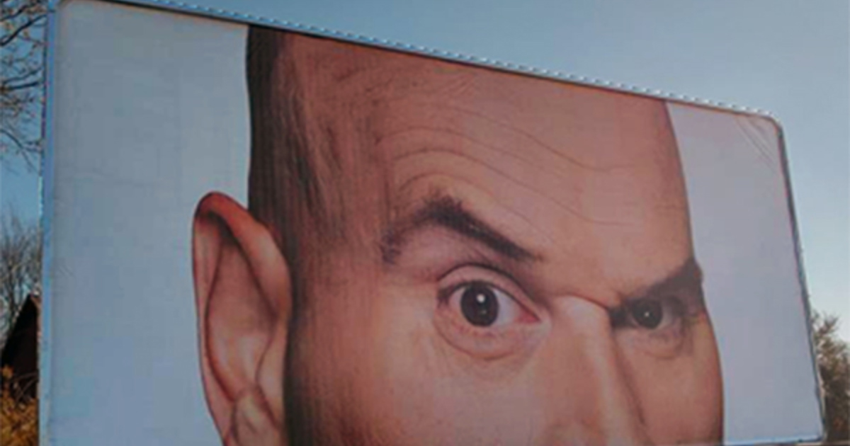 Tim Misny's Latest Billboard Design is Eye-Catching