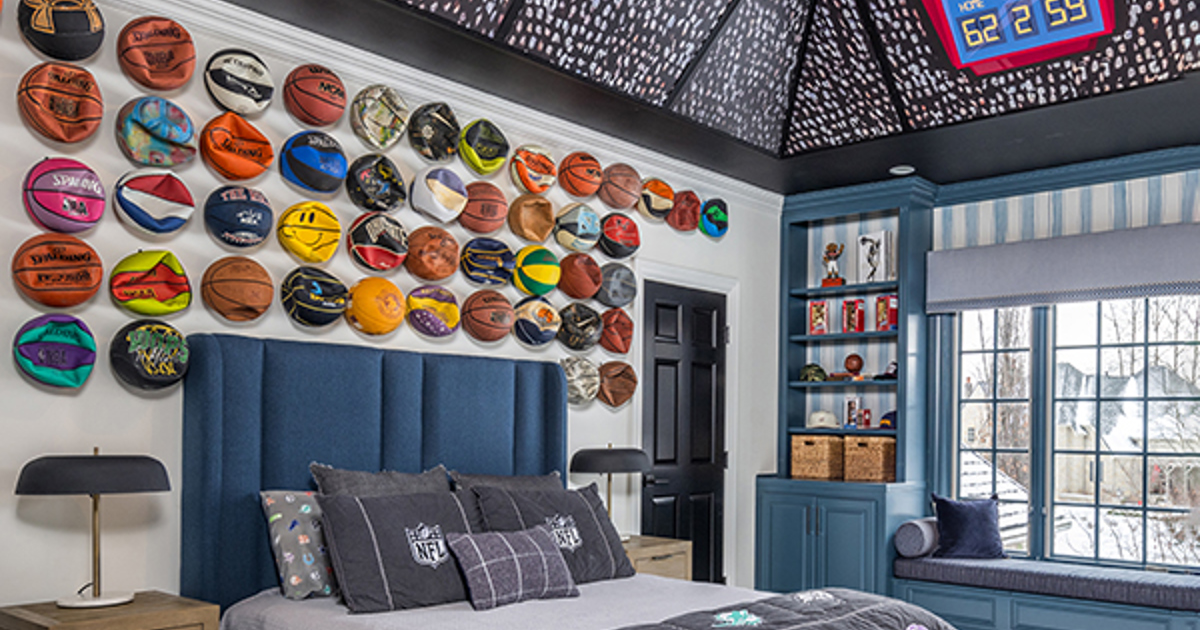 This Westlake Basketball Bedroom Is a Buzzer Beater
