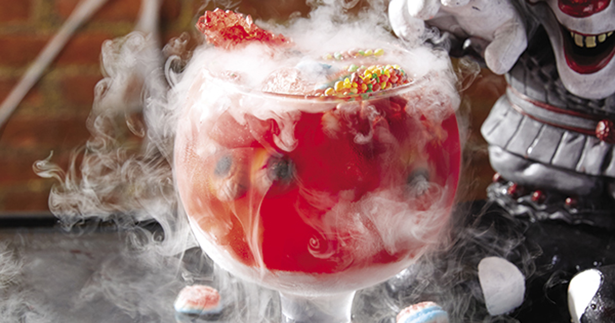 The Haunted House Restaurant's Candyman Bowl Cocktail Is A Magical Potion