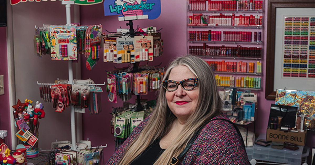 Meet the Avon Lake Lip Smacker Collector with Over 3,000 Products