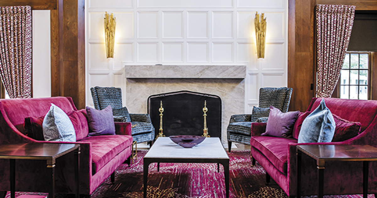 Mayfield Sand Ridge Club Gets A Jewel-Toned Uplift