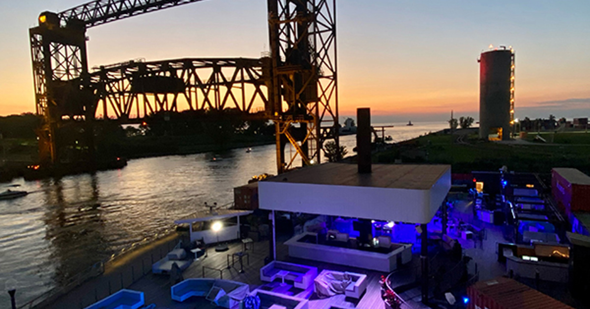 Best of Cleveland: Jade New Asian & Sushi Bar, Riverfront View